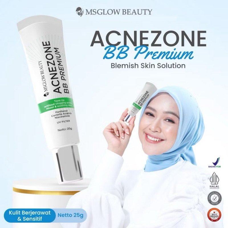 Jual MS GLOW ACNE ZONE BB PREMIUM | Shopee Indonesia