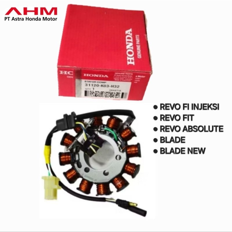 Jual SPULL SPUL STATOR REVO FI INJEKSI REVO FIT REVO ABSOLUTE BLADE OLD BLADE NEW ORIGINAL AHM ...