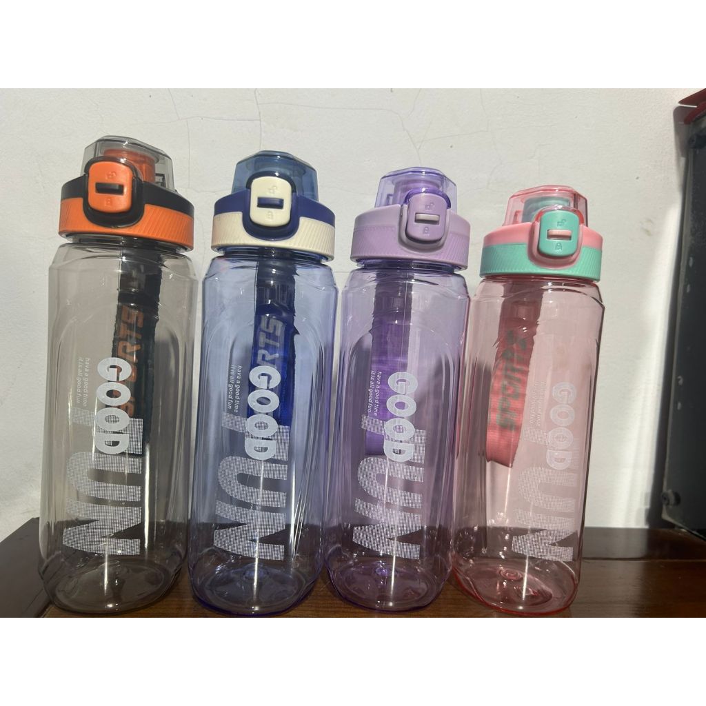 Jual BT945 BOTOL AIR MINUM PLASTIK BOTTLE MINUM KANCING 500ML | Shopee ...