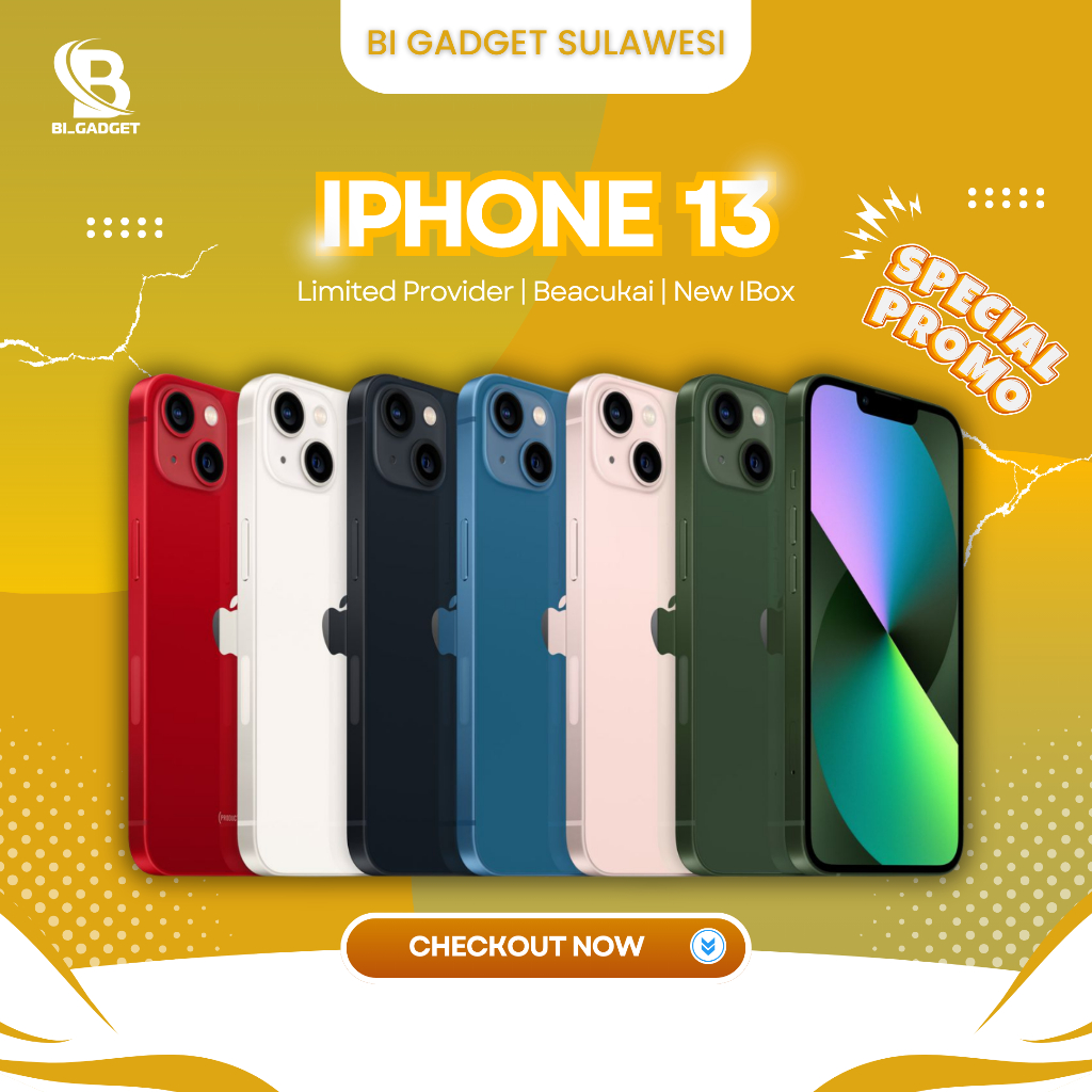 Jual iPhone 13 128GB/256GB FULLSET 100% Original Dan Bergaransi | Shopee Indonesia