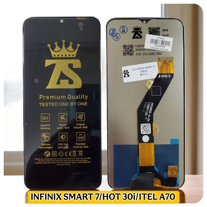Jual lcd ts infinix smart 7 x6515 / Smart 7 HD X6517 / Hot 30i X669 ...