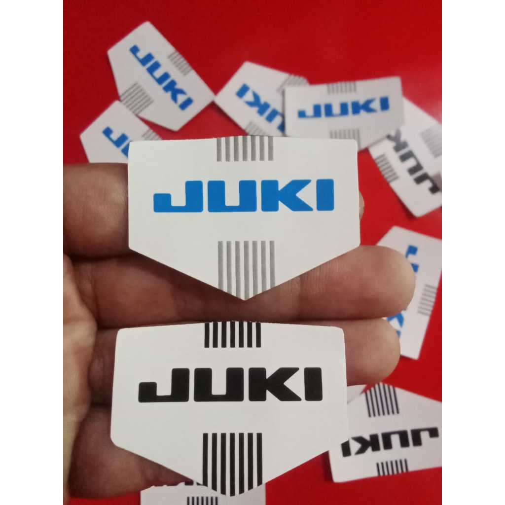 Jual STICKER JUKI BUAT DI KEPALA MESIN STICKER PRIN BUKAN EMBLEM SENG ...