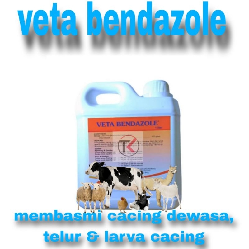 Jual Veta bendazole 1 Liter - obat cacing ternak - obat cacing sapi ...
