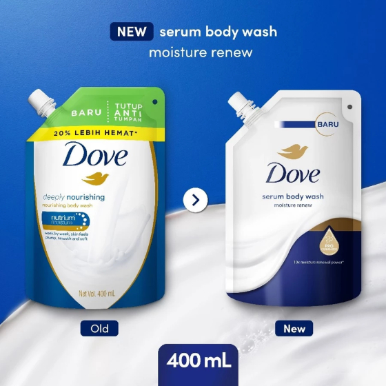 Jual DOVE Body Wash Deeply Nourishing 400ml 400 ml Sabun Mandi Cair ...