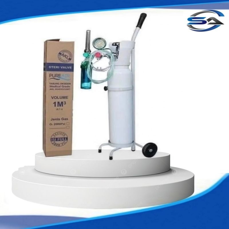 Jual Tabung oksigen 1m3 Komplit/tinggal pake | Shopee Indonesia