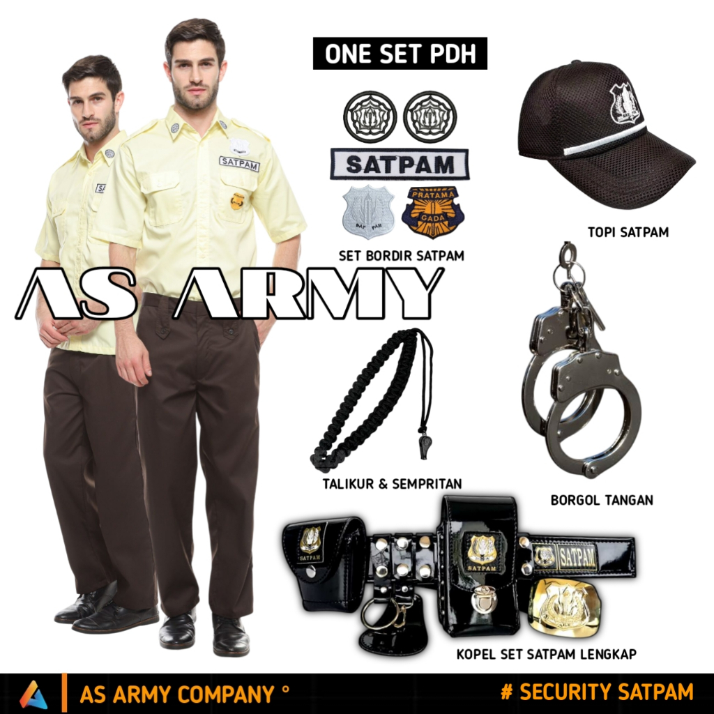 Jual Paket Stelan PDH PDL Satpam Security Terbaru Seragam Satpam Terbaru 2025 Seragam Security ...