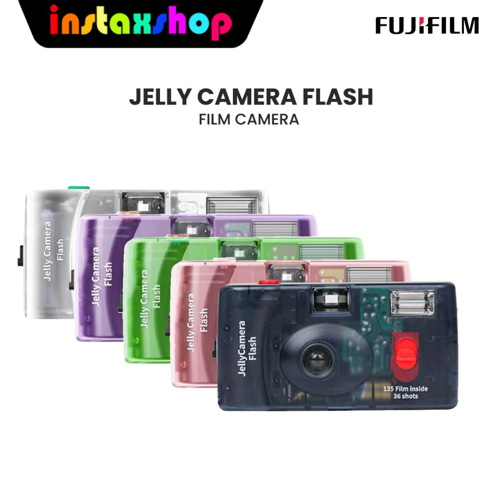 Jual Fujifilm Jelly Camera Flash Film Camera ISO 400 Transparan Kamera ...
