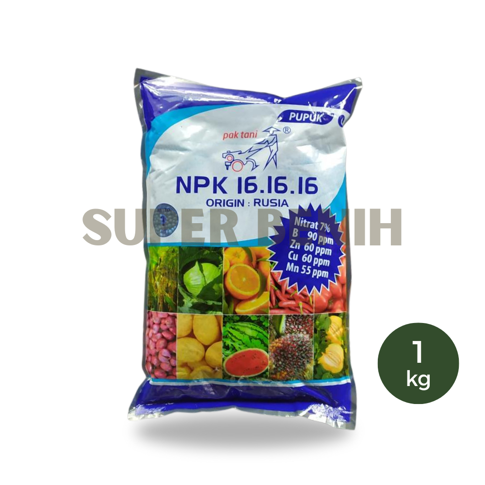 Jual 1 Kg - PUPUK NPK 16 16 16 Pak Tani Asli Pabrik, pupuk pertumbuhan | Shopee Indonesia