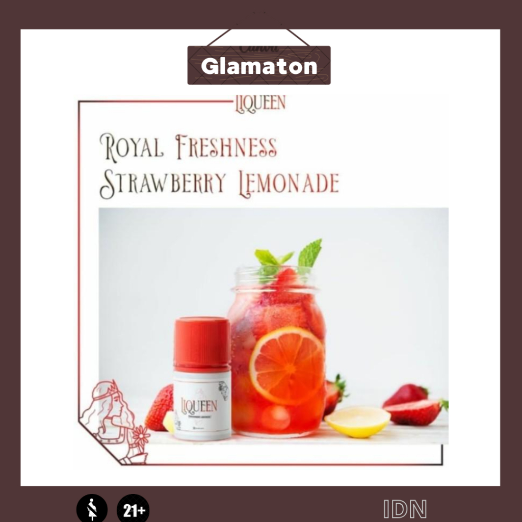 Jual LIQUID LIQUEEN FREEBASE 60ML STRAWBERRY LEMONADE ORI LIQUID ...