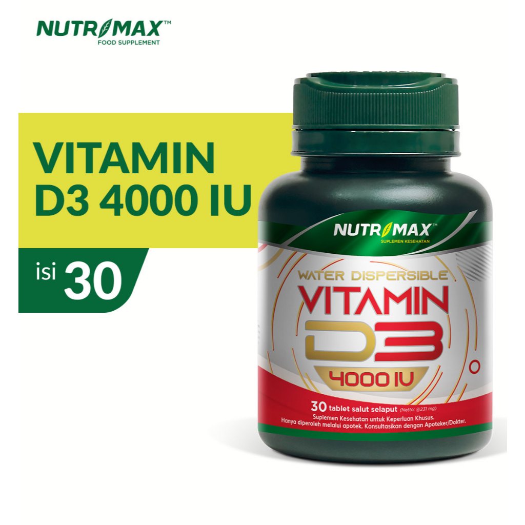 Jual Nutrimax Vitamin D3 4000 IU & D3 1000 IU Kesehatan Tulang Gigi ...