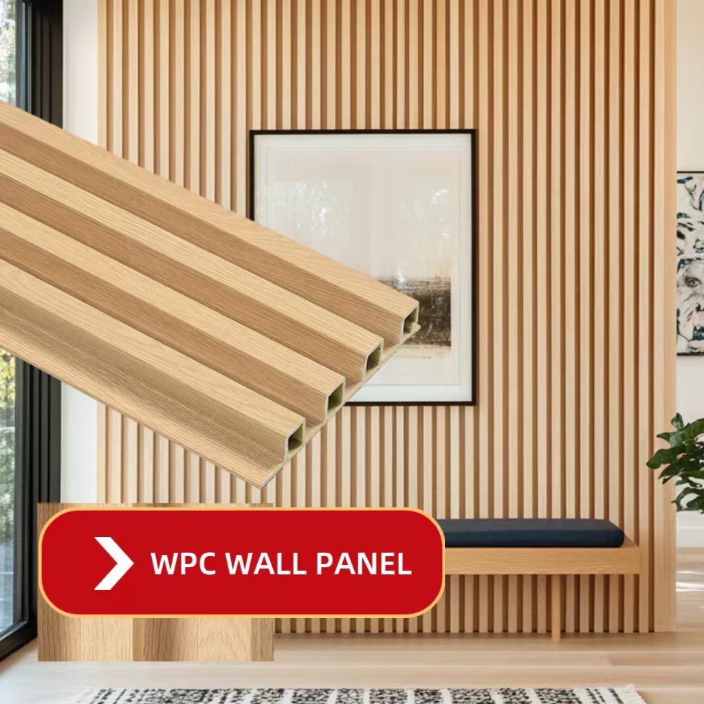 Jual WPC WALL PANEL/WOOD WALLPANEL PVC UK 290CM x 16CM x 23MM WPC DEKORASI DINDING WALLPANEL/WPC ...