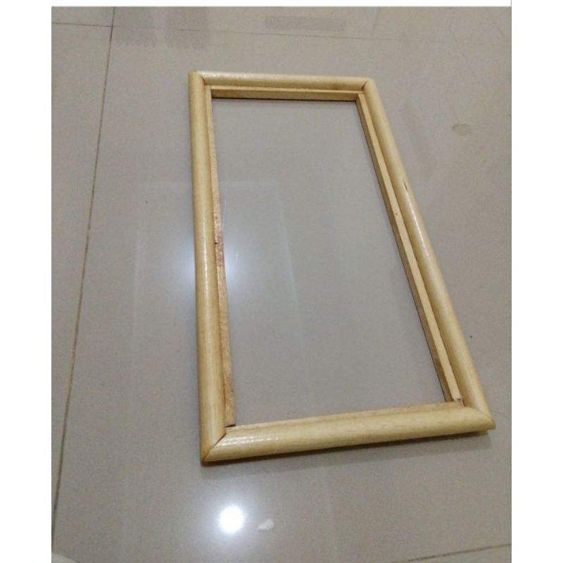 Jual BINGKAI FRAME LIST TANPA KACA UKURAN 42 CM X 22 CM FURNISHED UNTUK ...