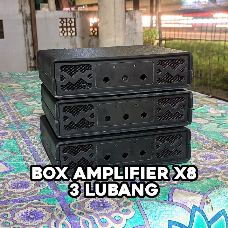 Jual BOX MINIATUR AMPLIFIER X8 (3 LUBANG) MODEL PHASELAB | Shopee Indonesia