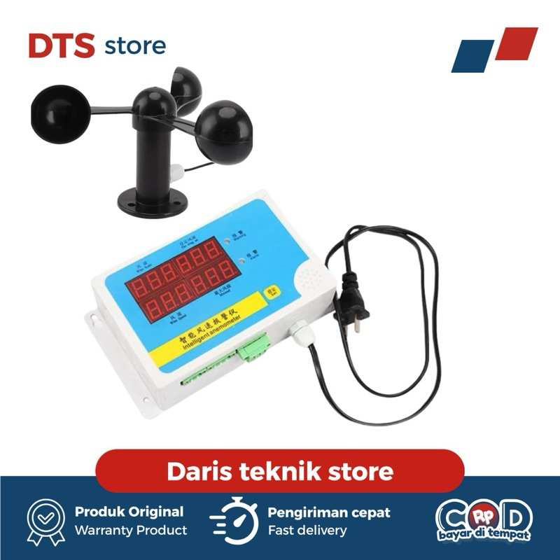 Jual Anemometer Tower Crane RS485 Wind Alarm Device Controller Wind ...
