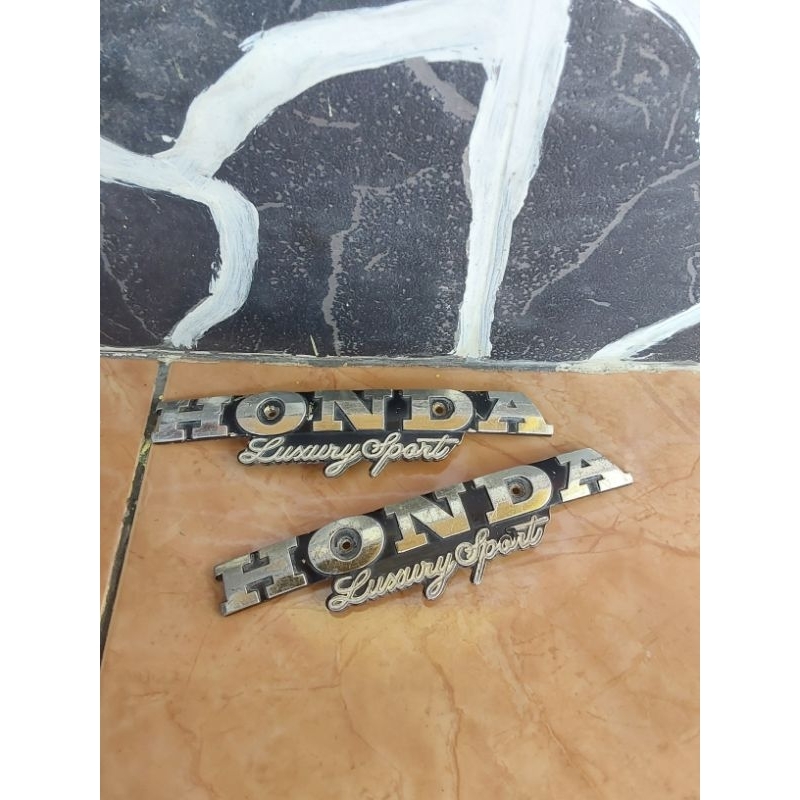 Jual Emblem tangki simbol tangki logo tangki Honda GL max Ori | Shopee ...
