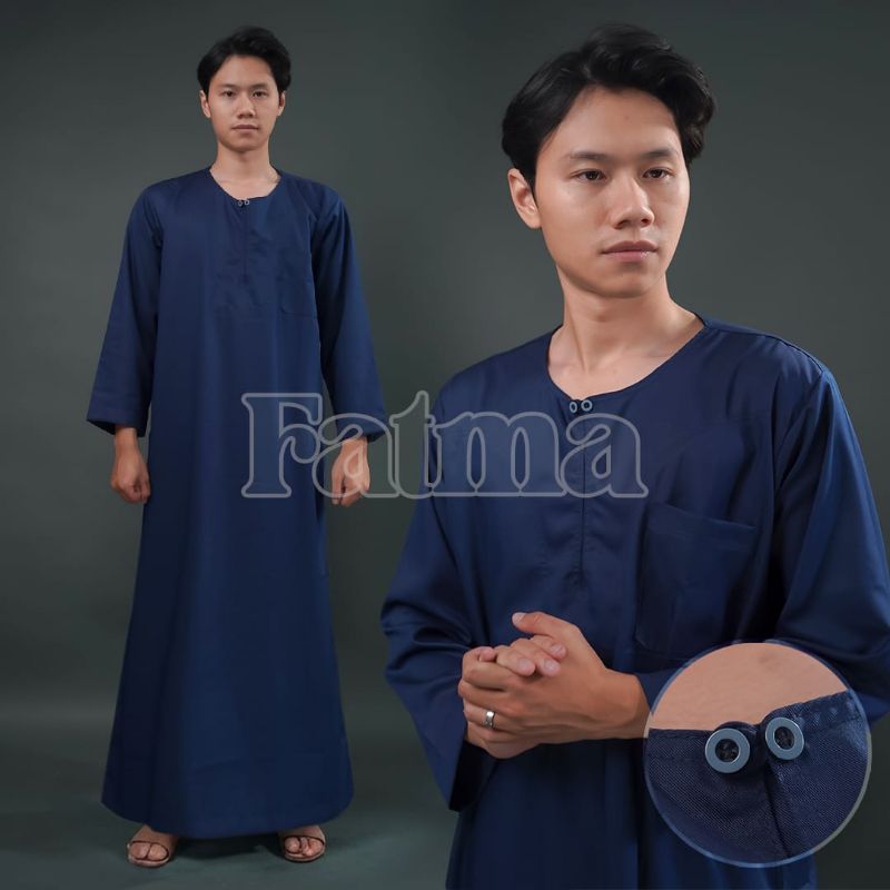 Jual Jubah Gamis Pria Pakistan Premium Thobe Lengan Panjang Katun ...