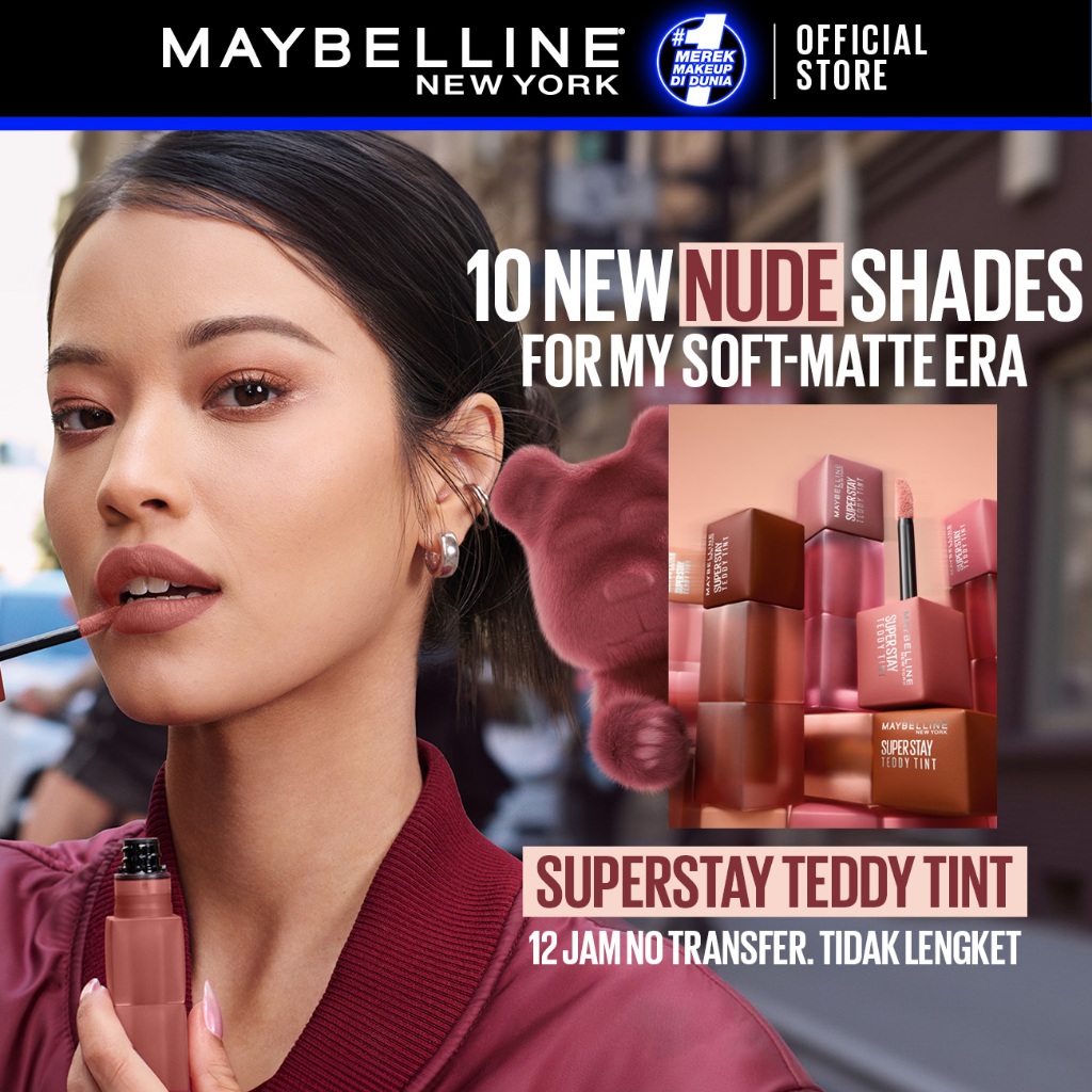 Jual MAYBELLINE OFFICIAL Superstay Teddy Tint 5 mL - Teddy Soft Matte ...