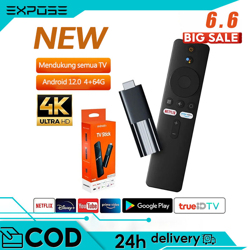 Jual Smart TV Stick android tv box M98 4K 5G WiFi 16+256GB Android 12.0 HD Google Assistant ...