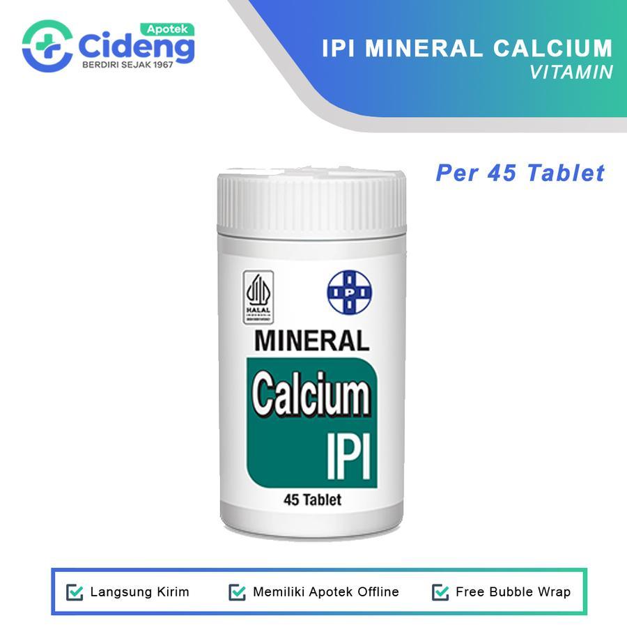 Jual IPI Vitamin Mineral Calcium Isi 45 Tablet | Shopee Indonesia