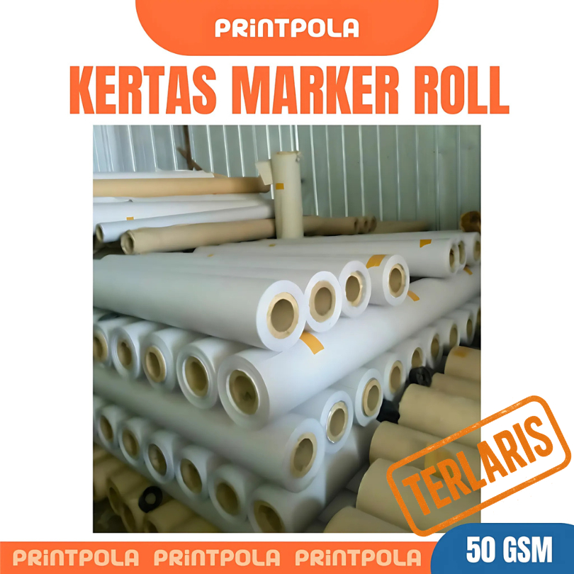 Jual PRINTPOLA.COM Kertas Marker Roll Untuk Garment & Konveksi 168cm ...