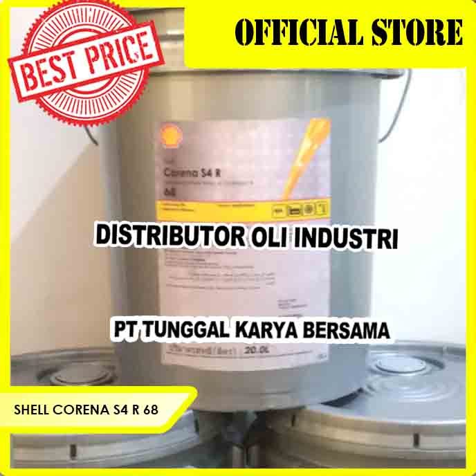 Jual SHELL CORENA S4 R 68 ( 5 Liter - Ready Stock ) | Shopee Indonesia
