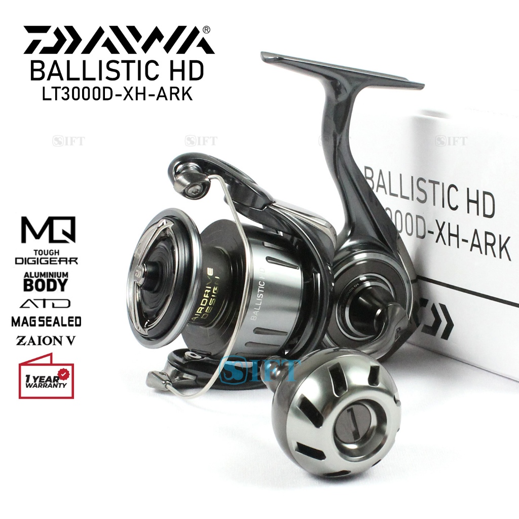 Jual Reel DAIWA BALLISTIC HD LT [2025] 2500-H s/d 5000D-CXH ARK | Salt Water Power Handle ...