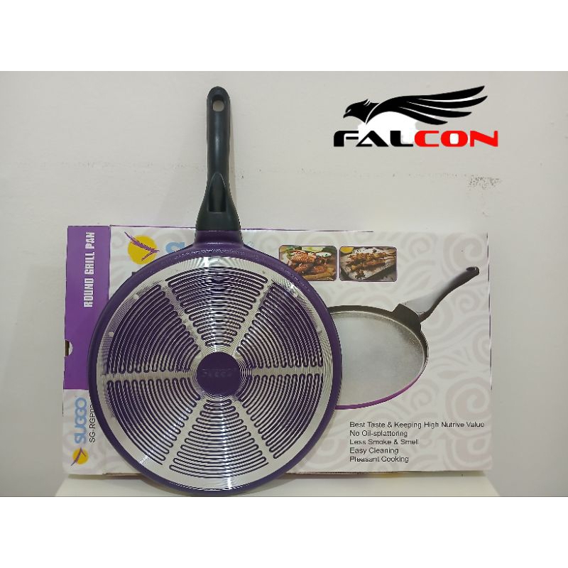 Jual SUGGO GRILL PAN 30CM PIZZA PAN PANGGANGAN BULAT ANTI LENGKET ...