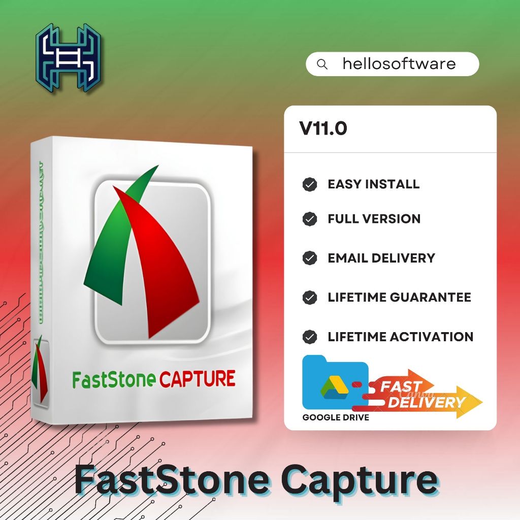 Jual FastStone Capture Pro v11.0 Full Version (Versi Terbaru) | Shopee ...