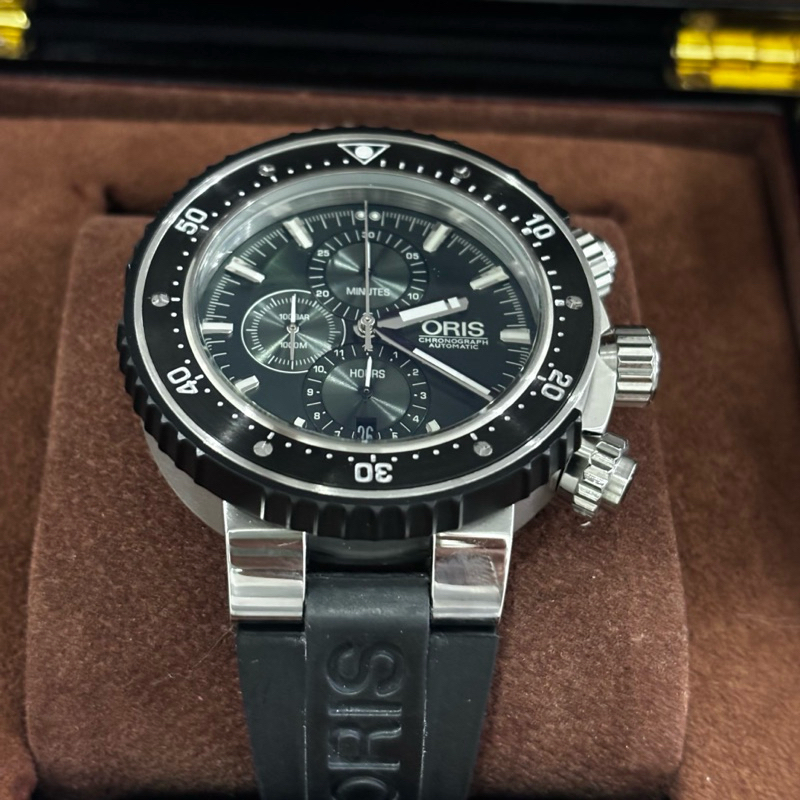 Jual JAM TANGAN ORIS PRO DIVER / DIVE CONTROL RUBBER FULSET | Shopee ...