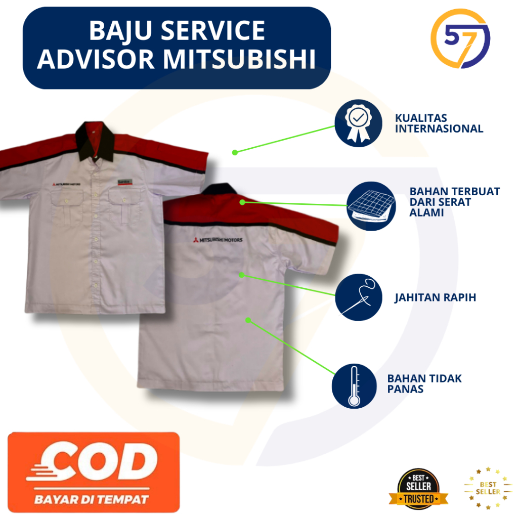 Jual BAJU MITSUBISHI MOBIL SA | SA MITSUBISHI MOBIL | SERAGAM ...