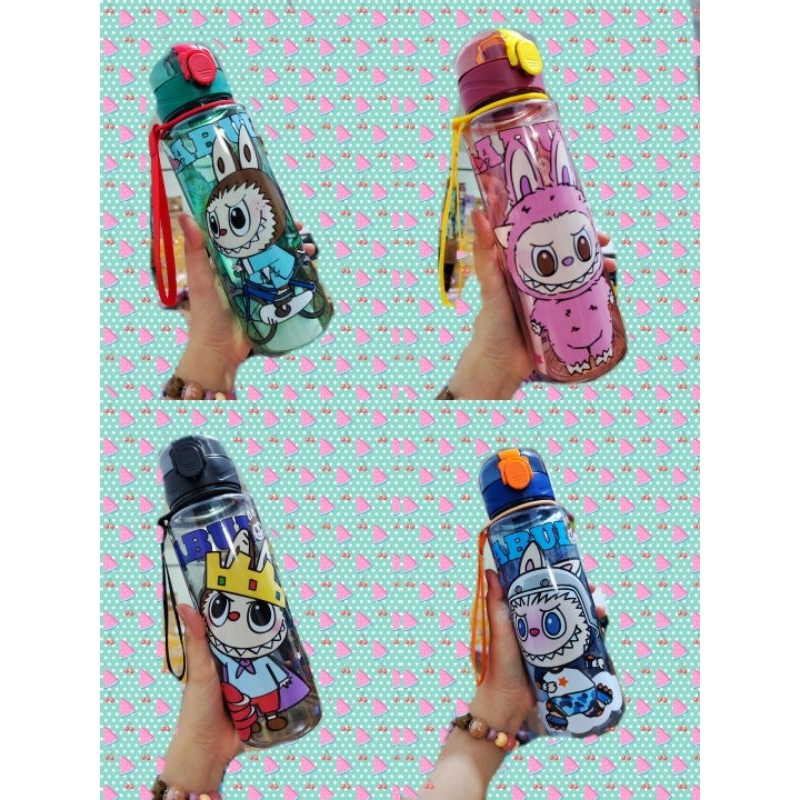 Jual Botol Air Relax 1000ml Gradasi Warna / Botol Air Labubu 800ml ...