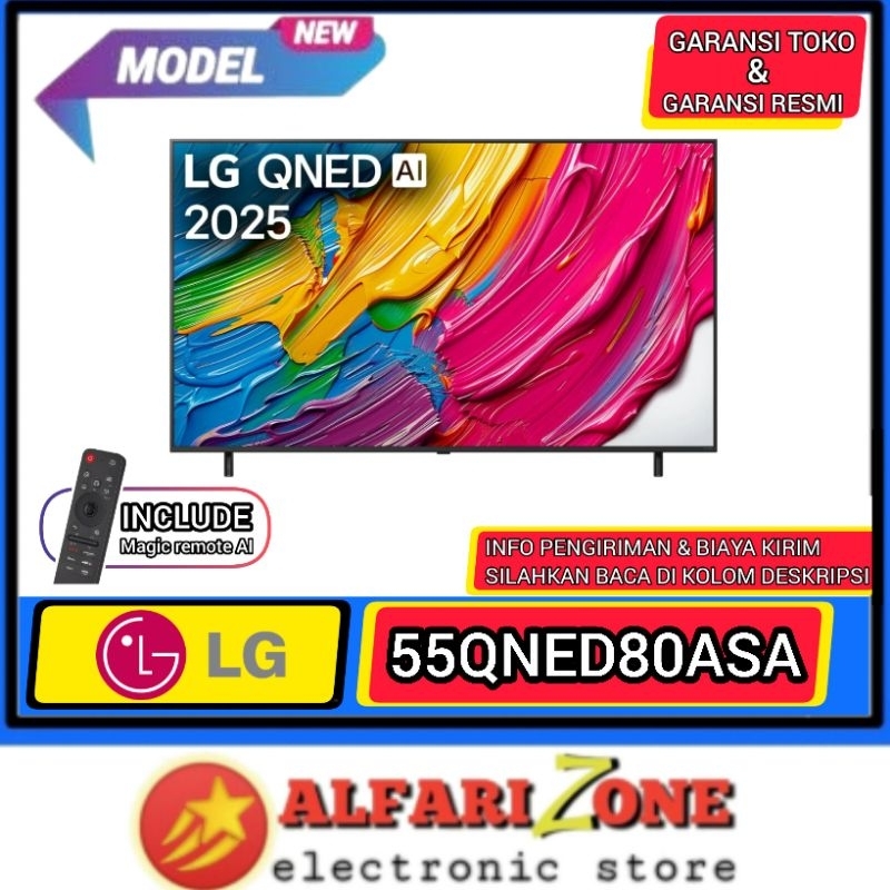 Jual LG 55QNED80ASA Smart TV LG 55 inch QNED 4K UHD TV LG 55" 55QNED80 ...
