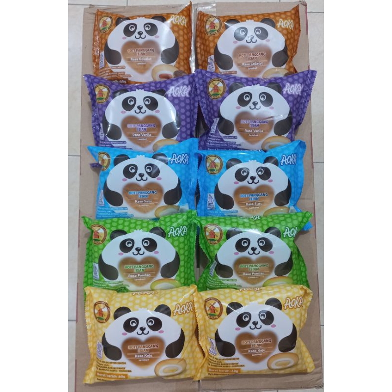 Jual ( Paket isi 10 )Aoka PANDA Isian Lembut | Shopee Indonesia