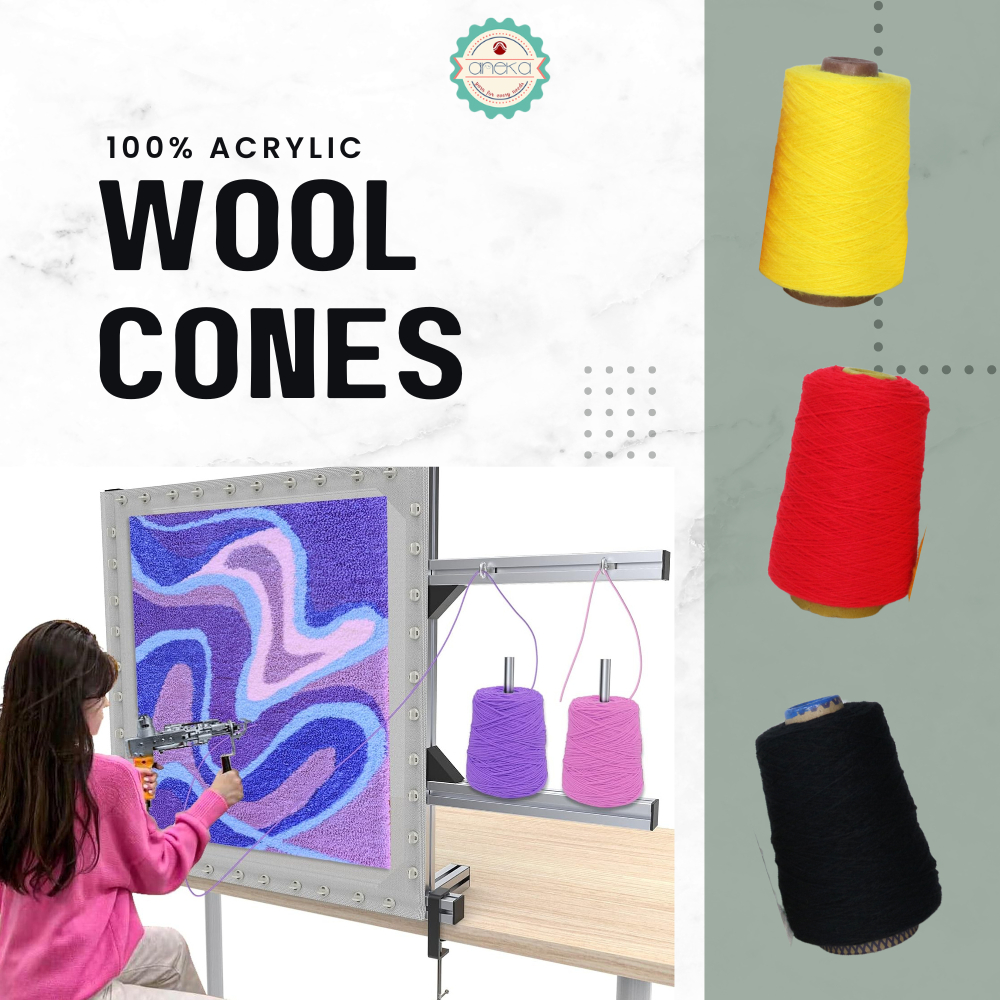 Jual KATALOG - Benang Rajut Wool Aneka Cones / Wol / Siet Yarn ...