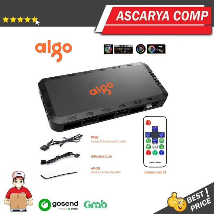 Jual AIGO APC1 PWM Controller / Fan PWM Controller / Kontroller PWN Fan | Shopee Indonesia