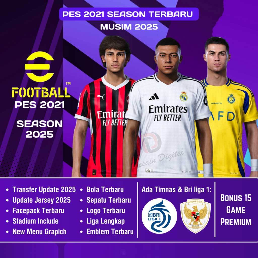 Jual PES 2021 MUSIM TERBARU 2025 - GAME PC - GAME LAPTOP | Shopee Indonesia