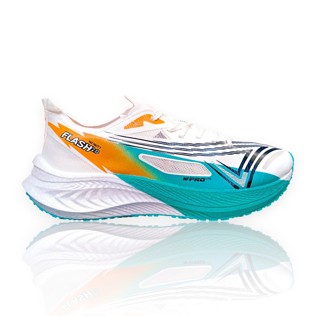 Jual Sepatu Running Ardiles Nfinity Flash 2.0 White Sunrise | Shopee ...