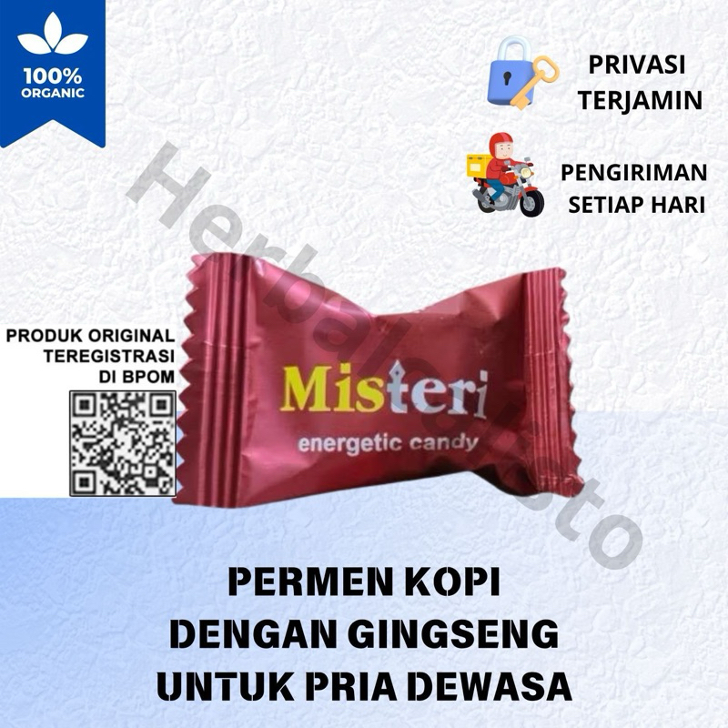 Jual COD Permen Pria Kuat Tahan Lama Misteri Candy Permen Kopi Stamina ...