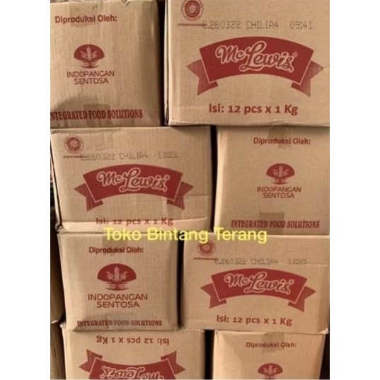 Jual Saos Sambal Mc Lewis 1 kg 1 Dus isi 12 pcs dan 500 gr x 24 pcs ...