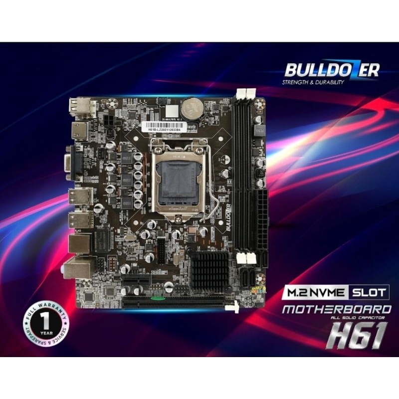 Jual Motherboard Bulldozer H61 Nvme Socket 1155 | Shopee Indonesia