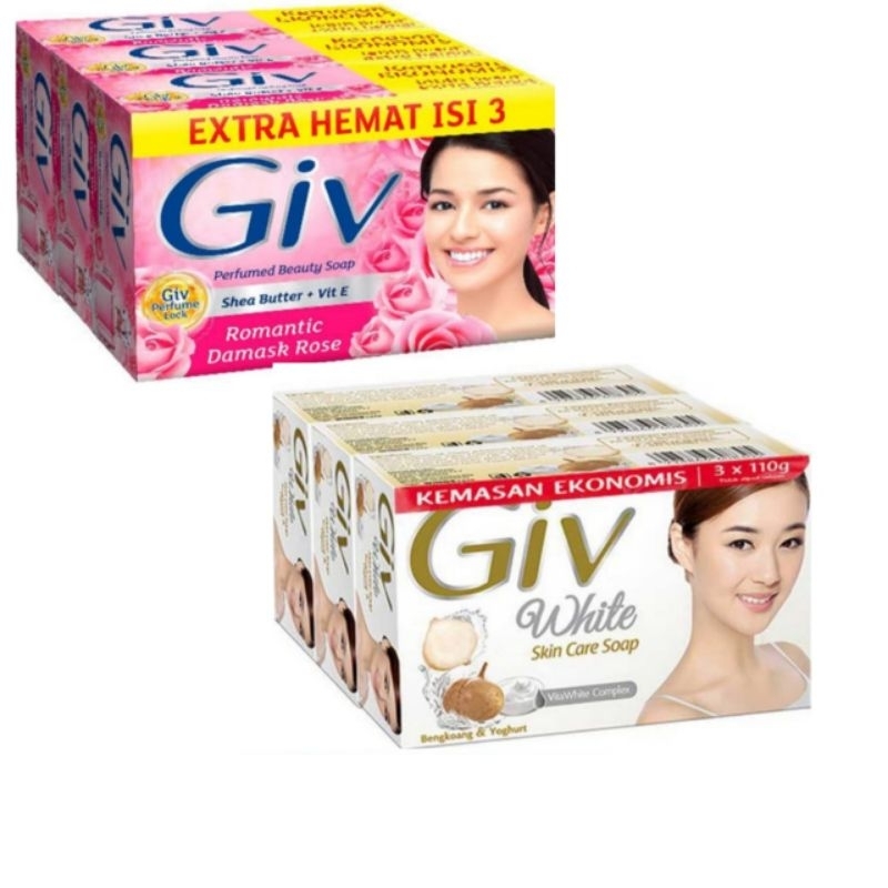 Jual Giv Sabun Batang Giv Bar Soap isi 3 x 100gram | Shopee Indonesia