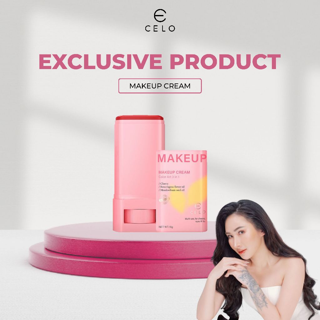 Jual CELO COLOR ART 3 IN 1 MAKEUP CREAM | Shopee Indonesia