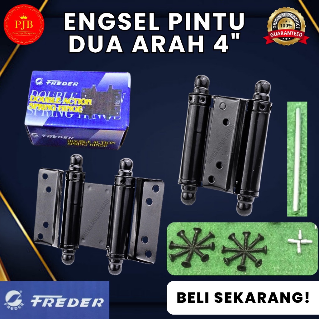 Jual MERDEKA SALE Engsel Pintu Koboi DUA 2 arah bolak balik 4" inch ...