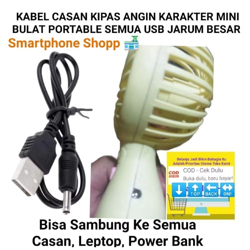 Jual Kabel Casan Kipas Angin Bulat Air Cooler Mini Mainan Anak Usb All ...