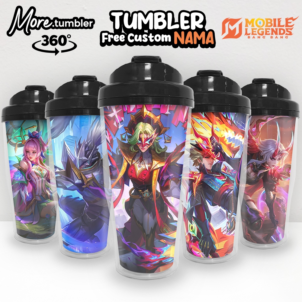 Jual Tumbler MOBILE LEGENDS / botol minum Mobile Legends / Moba ...