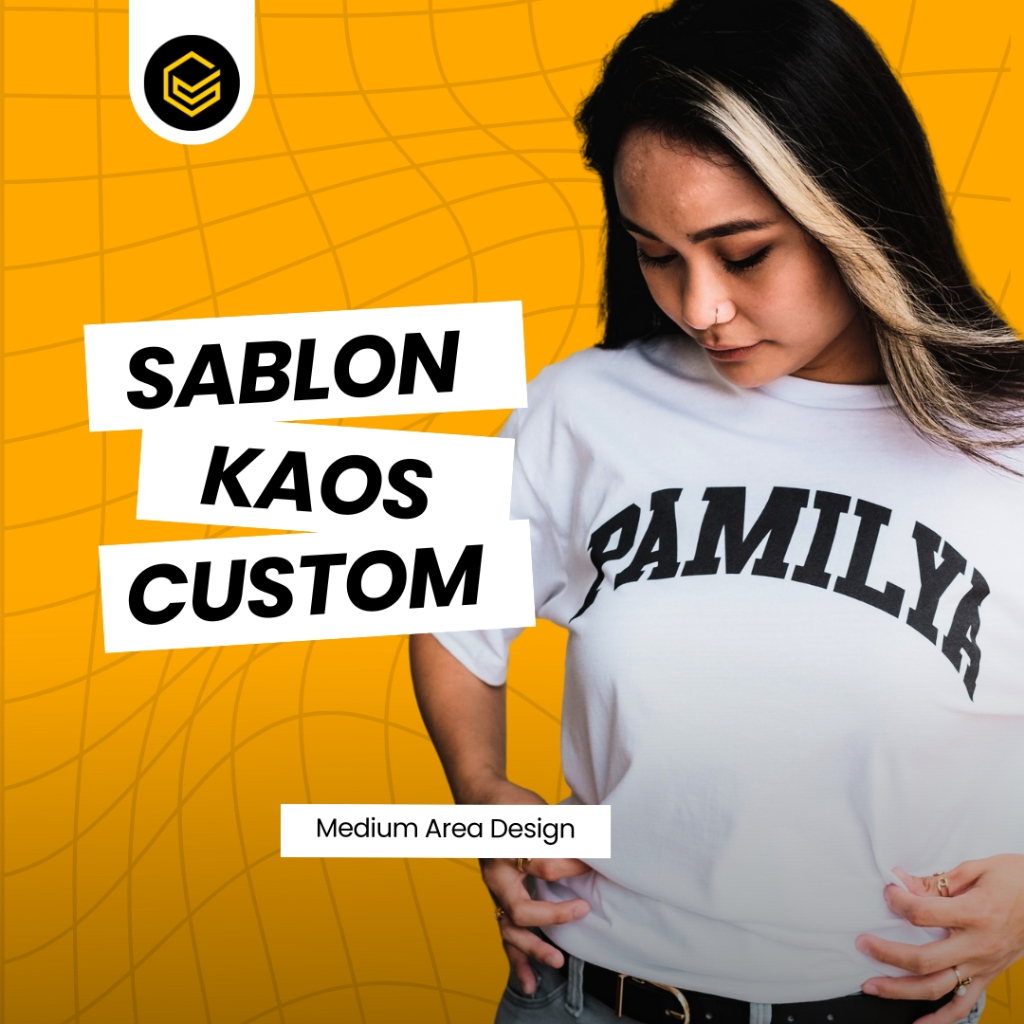 Jual Sablon Kaos Custom | Hanya Sablon Belum Termasuk Baju | Desain ...