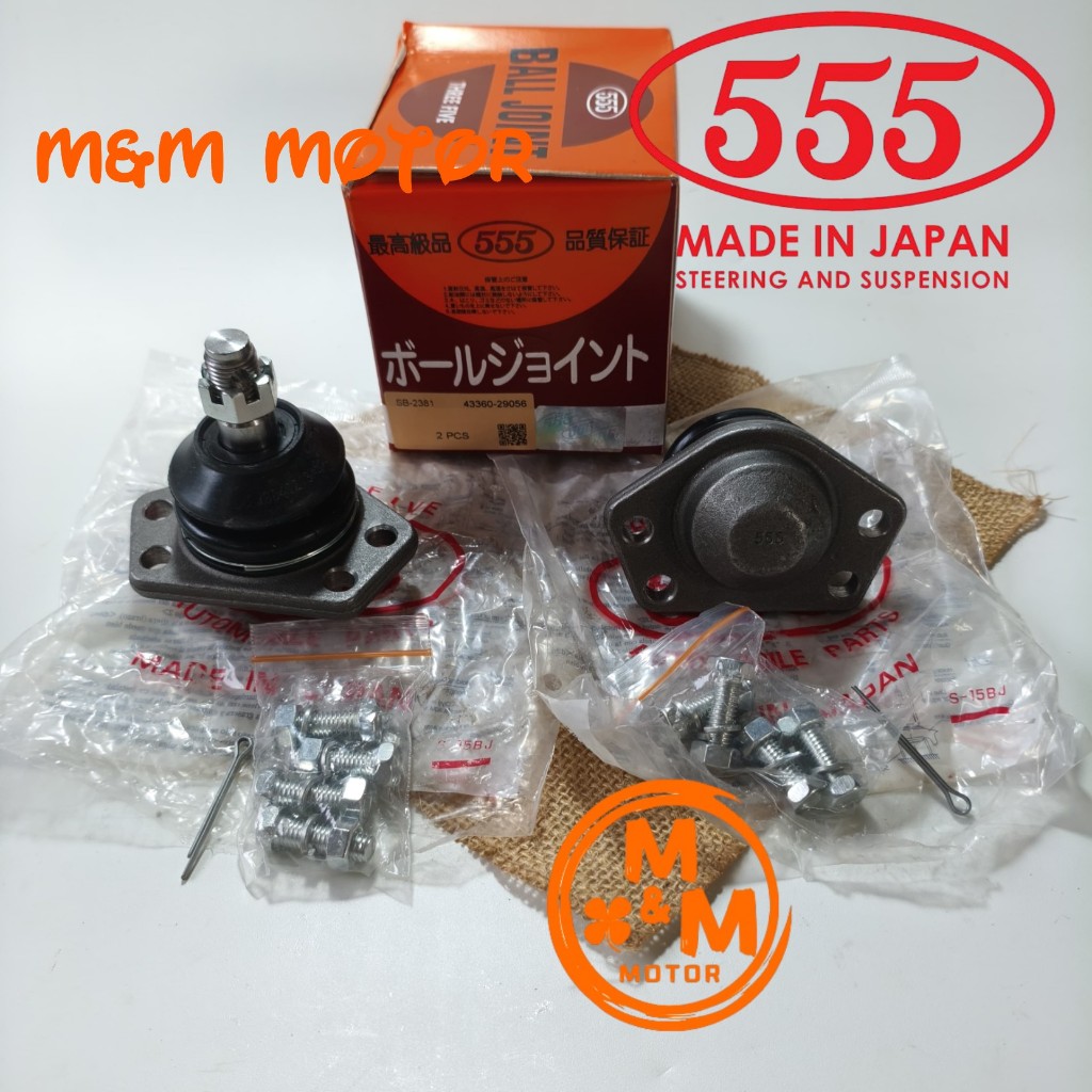 Jual 555 Ball Joint Up Atas Toyota Kijang Super 5K / Kijang Kapsul 7K / Kijang Grand / Kijang ...