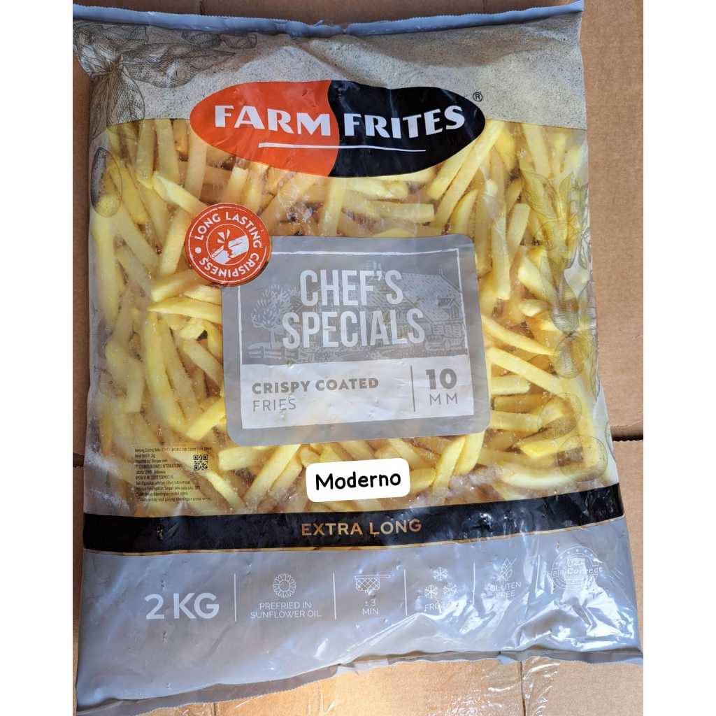 Jual FARM FRITES Kentang Straight Cut Extra Long CRISPY COATED 2 Kg ...