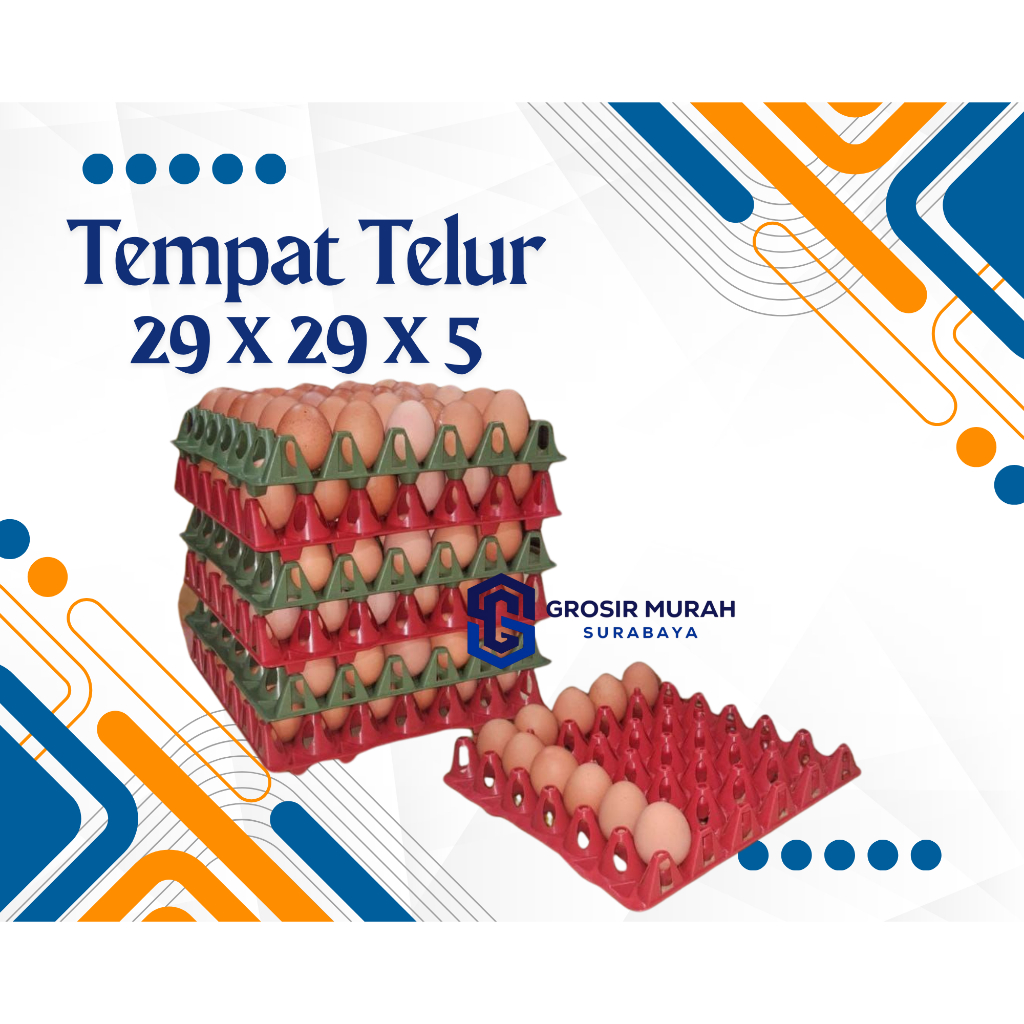 Jual TEMPAT TELUR EGG TRAY 30 LUBANG WADAH TELUR | Shopee Indonesia