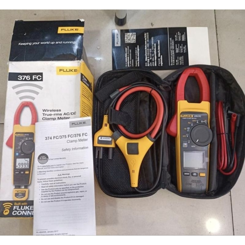 Jual FLUKE 376 FC True-RMS Clamp meter with iFlex | Shopee Indonesia